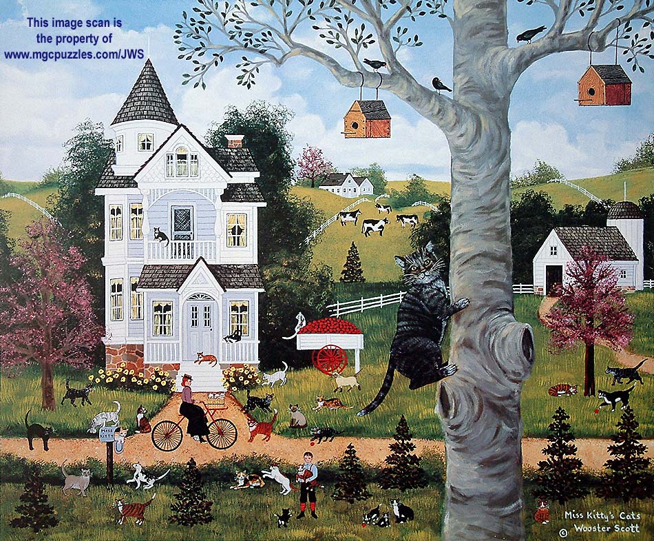 Original Oil Paintings Americana Folk Art Wooster Scott Jane